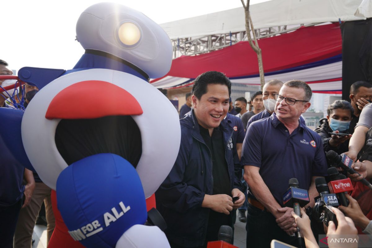 Peluncuran maskot Piala Dunia Bola Basket FIBA 2023 di Jakarta - ANTARA ...