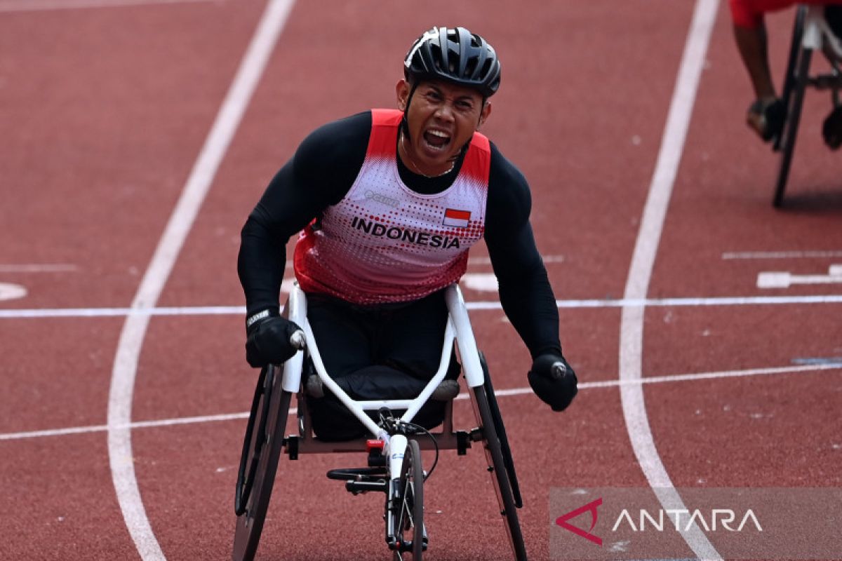 ASEAN Para Games 2022, Jaenal Aripin sumbang emas balap kursi roda ...