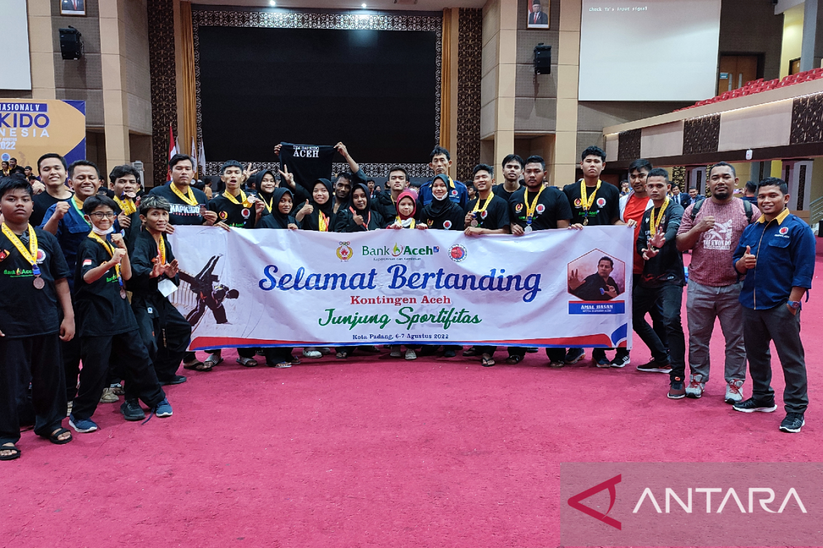 Hapkido Aceh raih empat medali emas di Kejurnas 2022 di Padang - ANTARA News Aceh