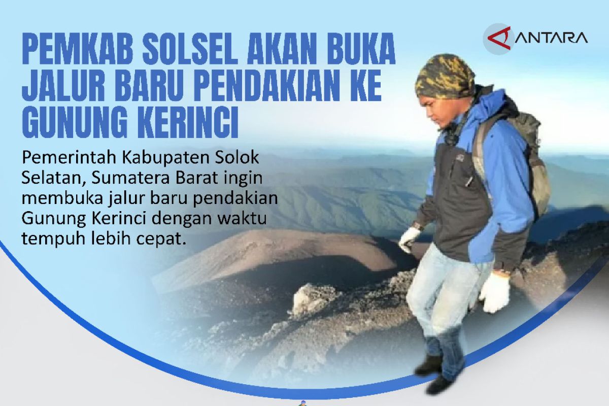 Pemkab Solsel akan buka jalur baru pendakian ke Gunung Kerinci - ANTARA Sumbar