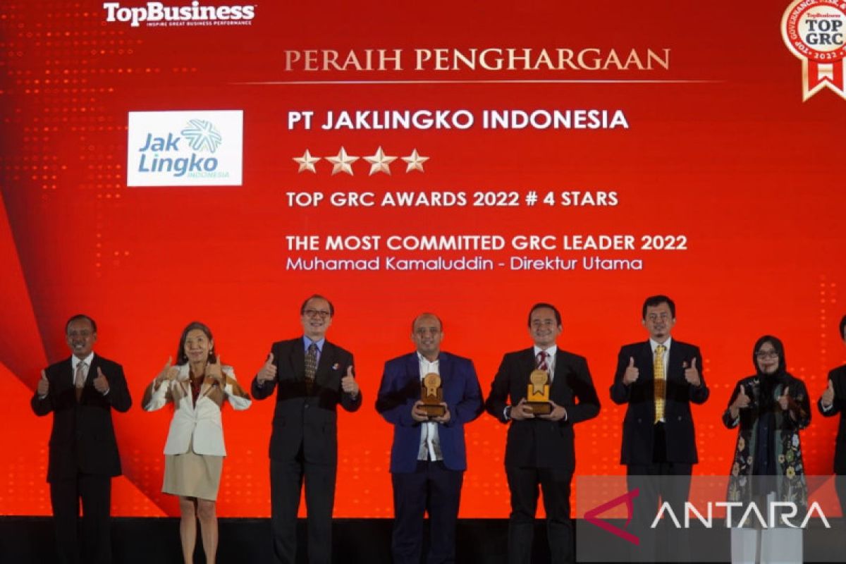 JakLingko sabet dua penghargaan TOP GRC Awards 2022 - ANTARA News