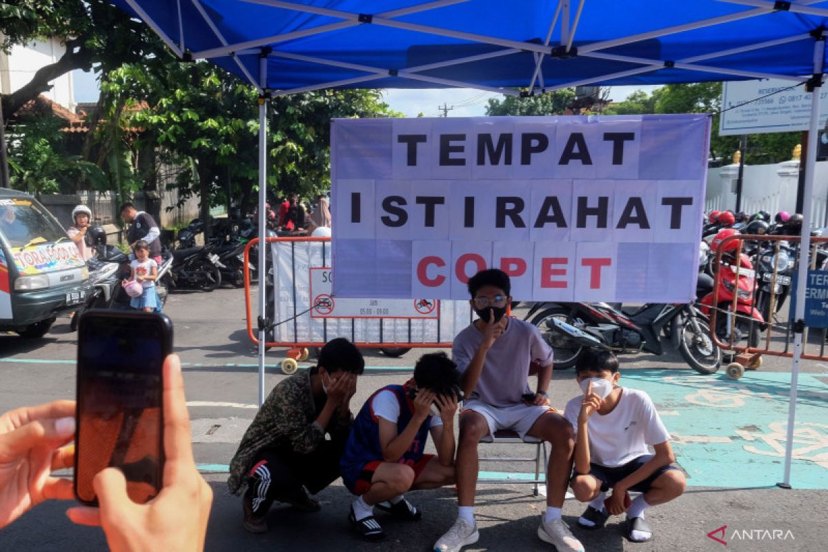 Tempat istirahat copet di CFD Solo - ANTARA News