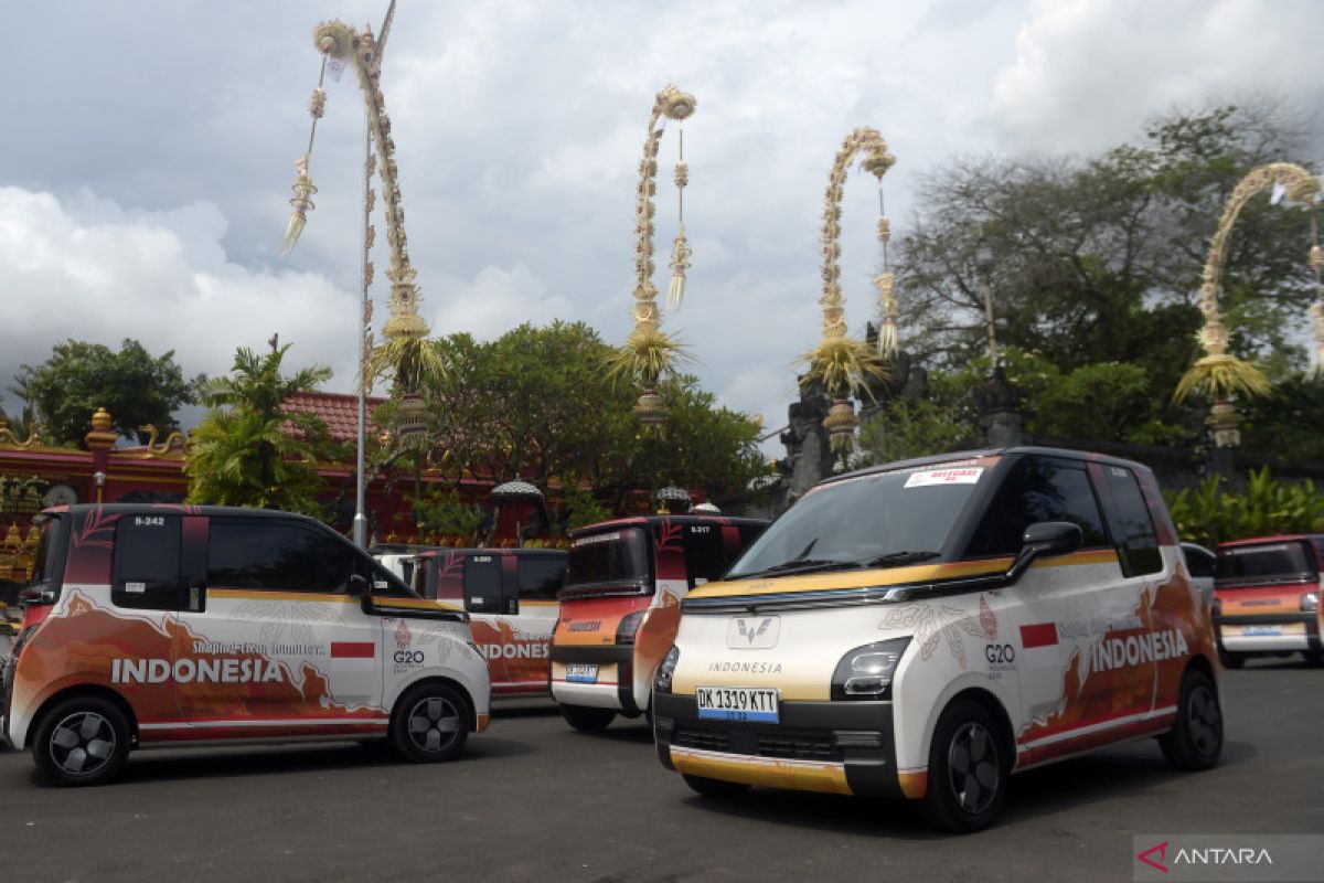 Mobil listrik sebagai kendaraan resmi KTT G20 di Bali - ANTARA News