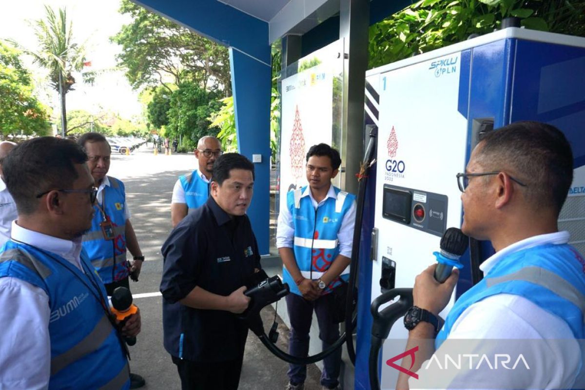 Erick Thohir Cek Langsung Kesiapan Pln Layani Ktt G20