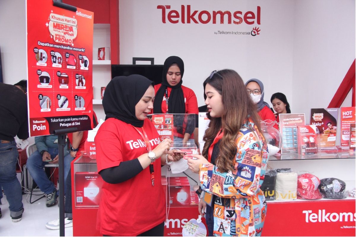 Telkomsel dukung gelaran Meraya Festival di Kota Medan - ANTARA News ...