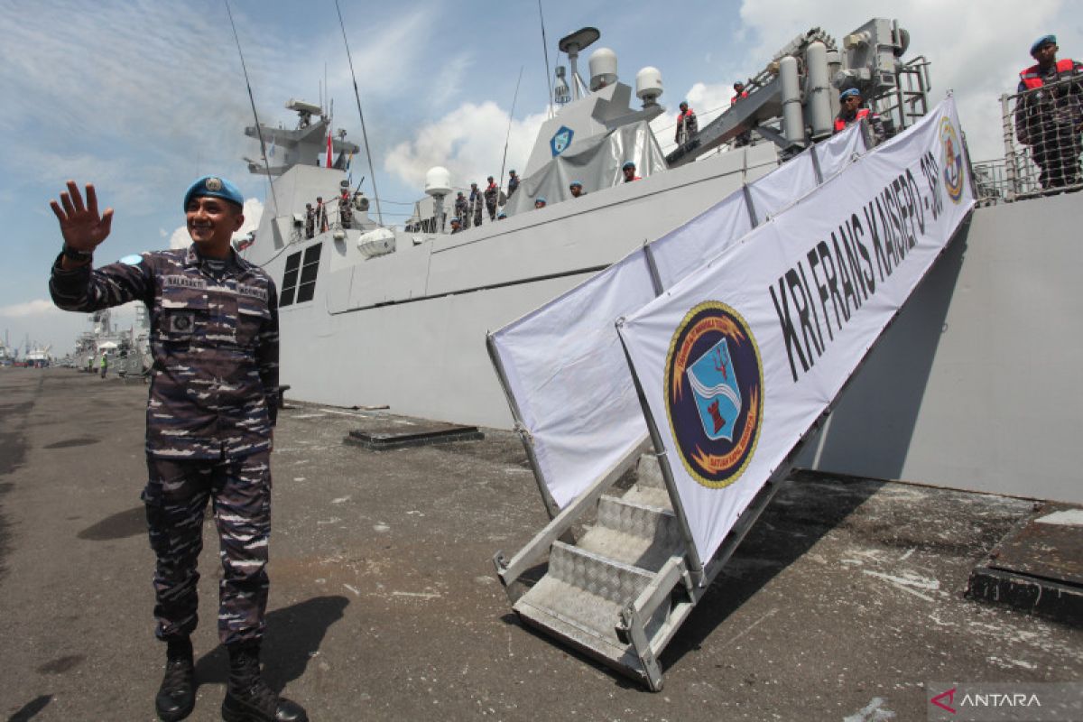 Pemberangkatan Maritime Task Force TNI Konga XXVIII-N/UNIFIL - ANTARA News