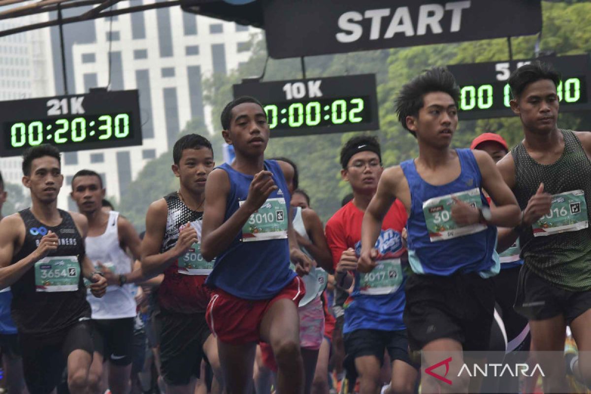 Pertamina gelar lomba lari marathon Eco Run Fest 2022 - ANTARA News