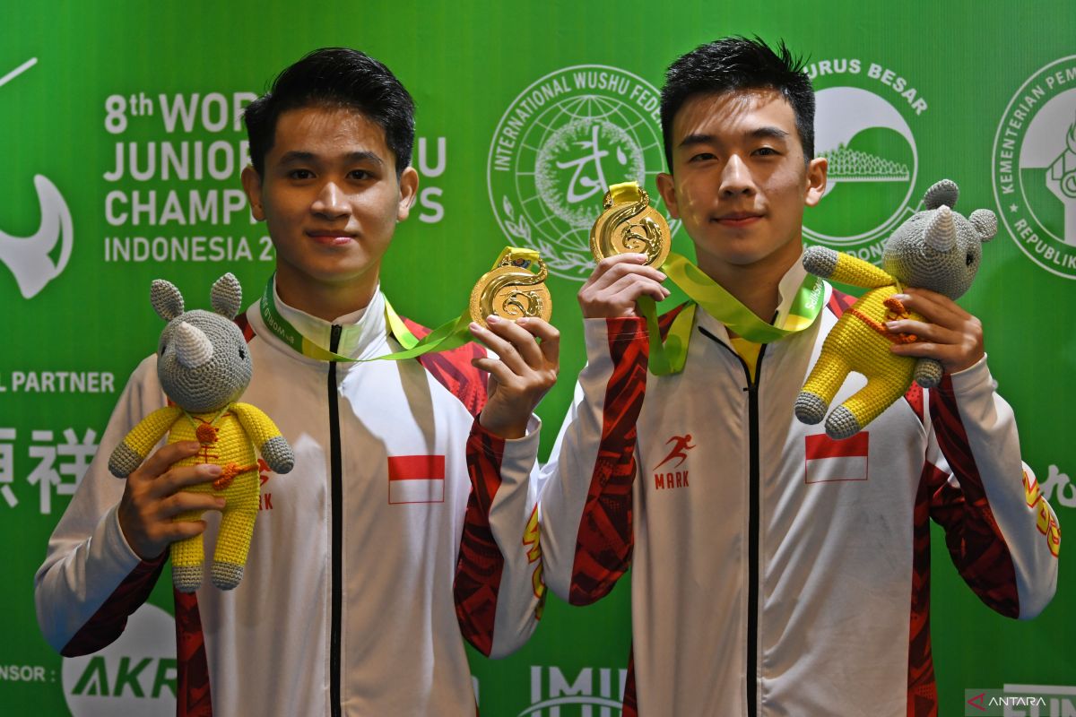 Atlet Indonesia raih emas kejuaraan dunia wushu junior 2022 - ANTARA News