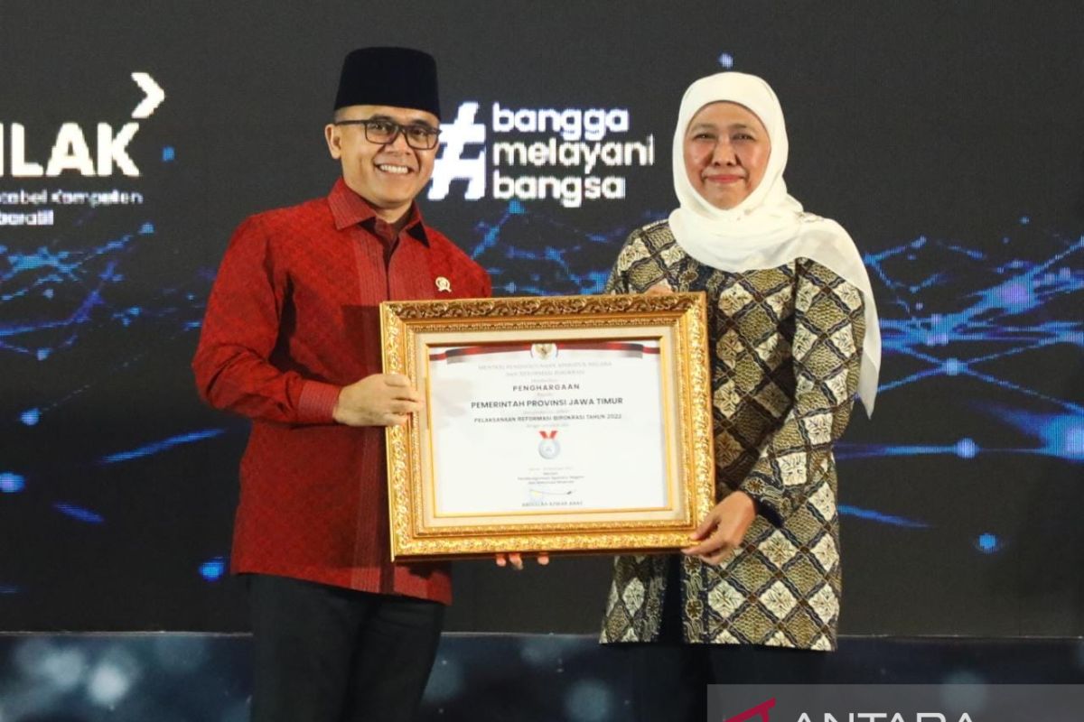 Indeks reformasi birokrasi Jatim raih predikat A - ANTARA News Jawa Timur