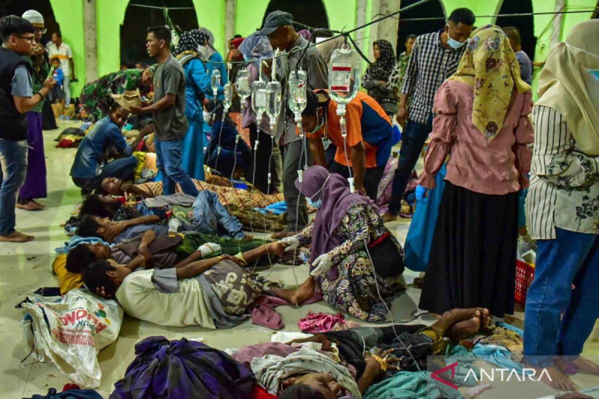 Seratusan imigran etnis Rohingya kembali terdampar di pesisir pantai Pidie, Aceh - ANTARA News