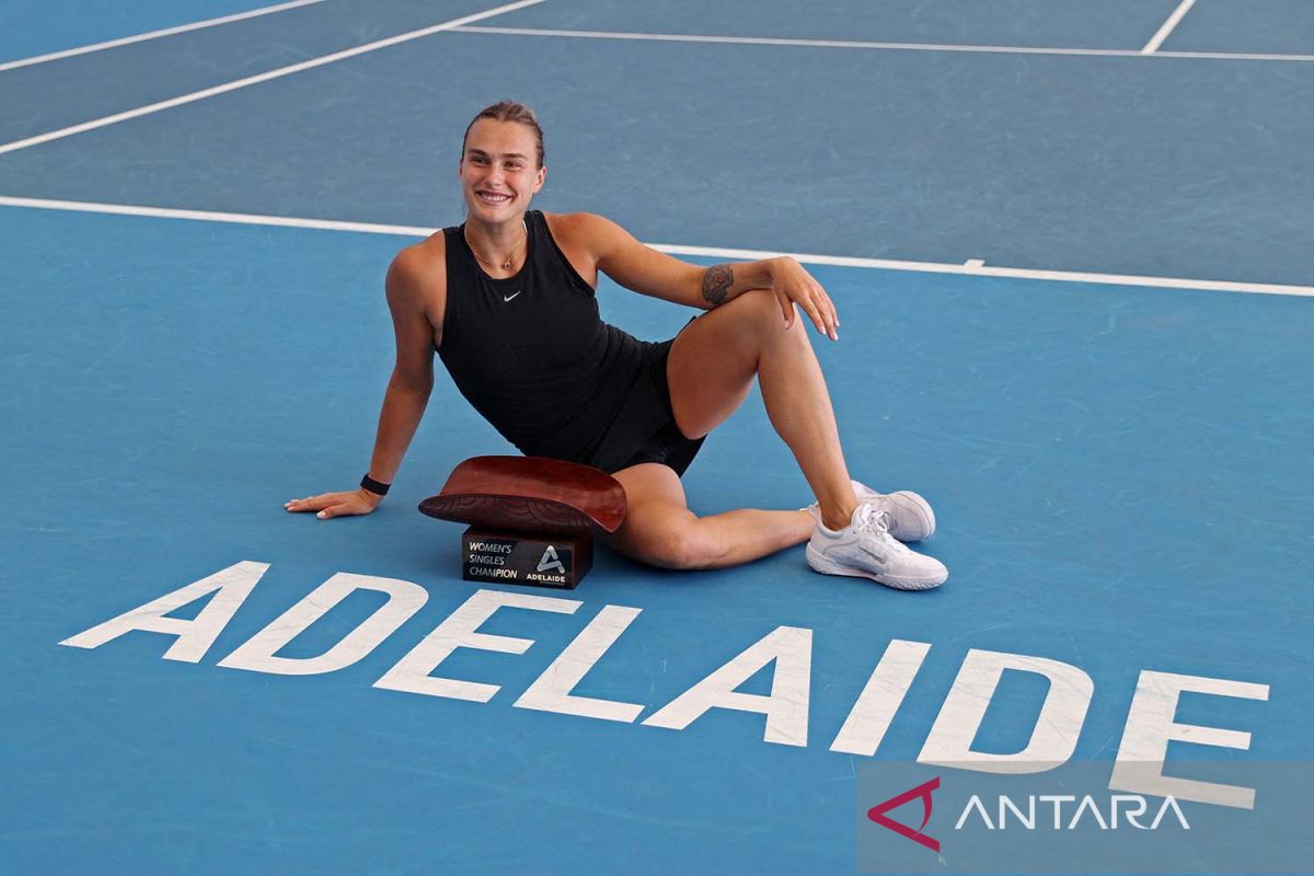 Aryna Sabalenka juara turnamen tenis Adelaide International - ANTARA News