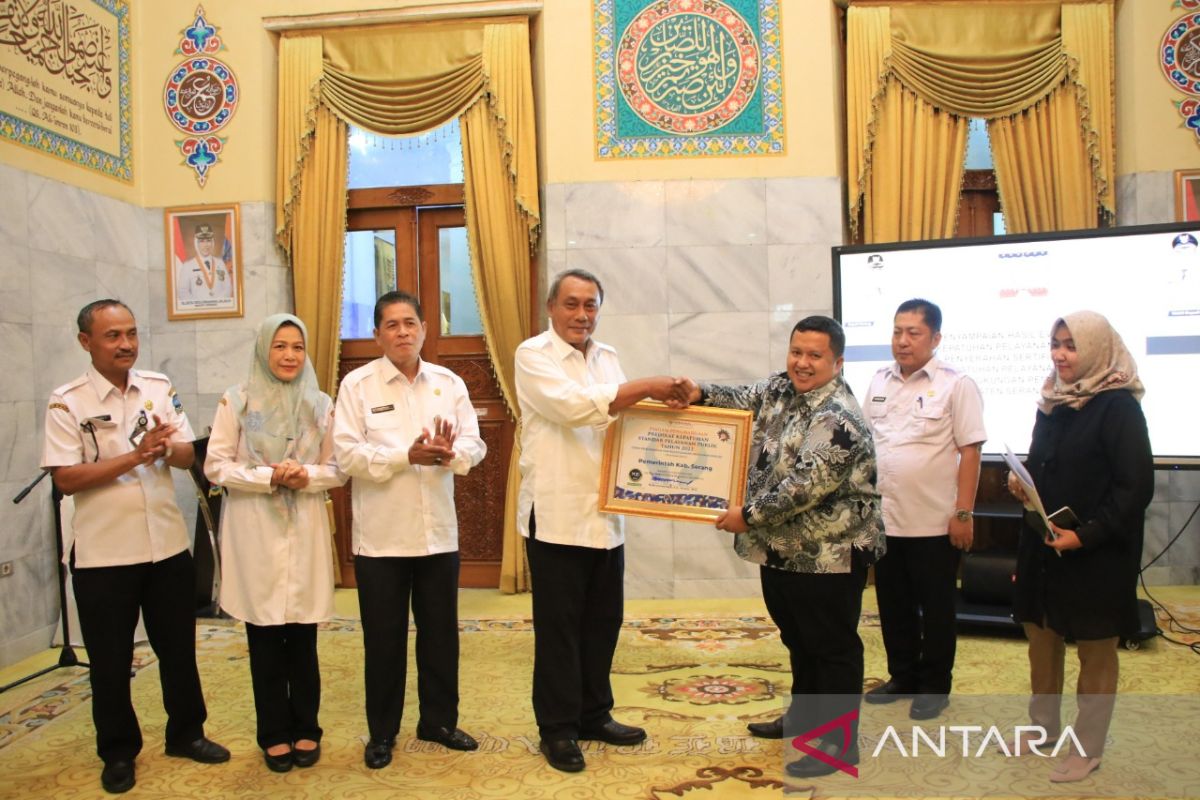 Pemkab Serang raih peningkatan nilai kepatuhan pelayanan publik dari Ombudsman - ANTARA News Banten