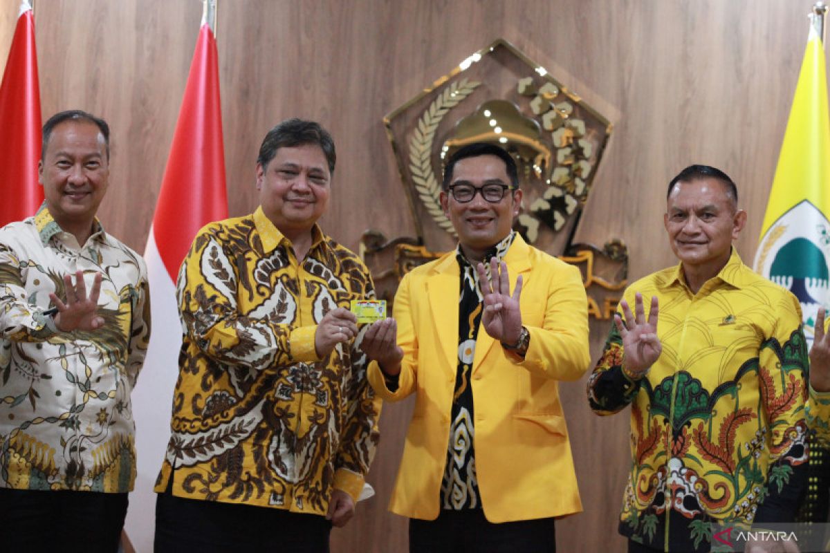 Ridwan Kamil resmi bergabung ke Partai Golkar - ANTARA News