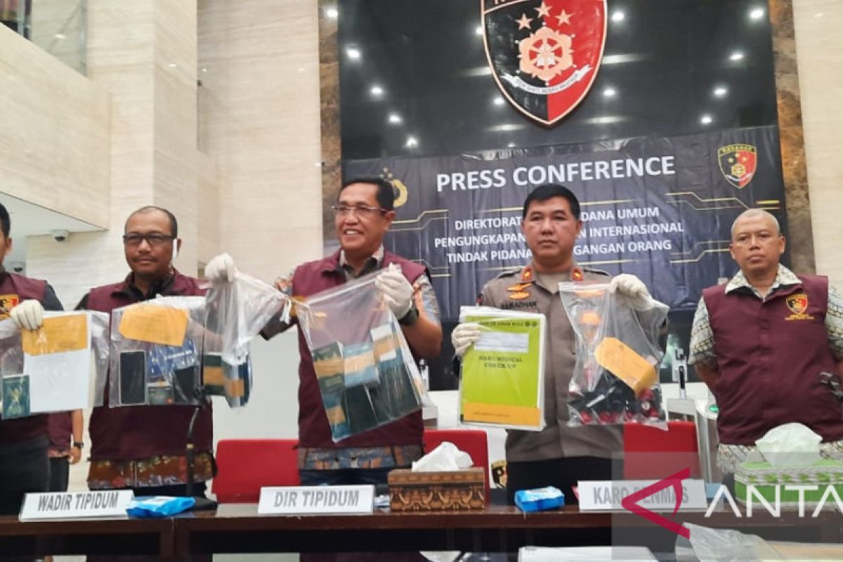 Bareskrim ungkap jaringan internasional perdagangan orang - ANTARA News