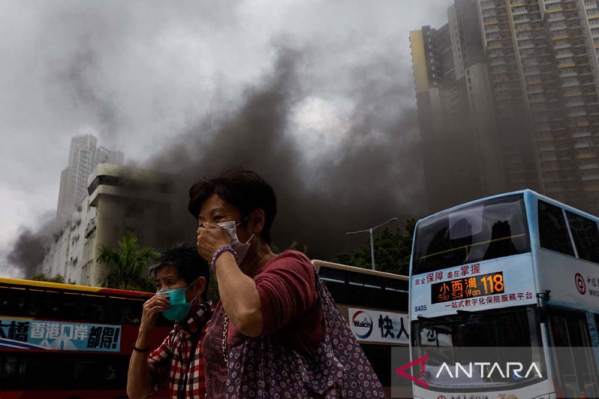 Ribuan orang dievakuasi akibat kebakaran di Hong Kong - ANTARA News