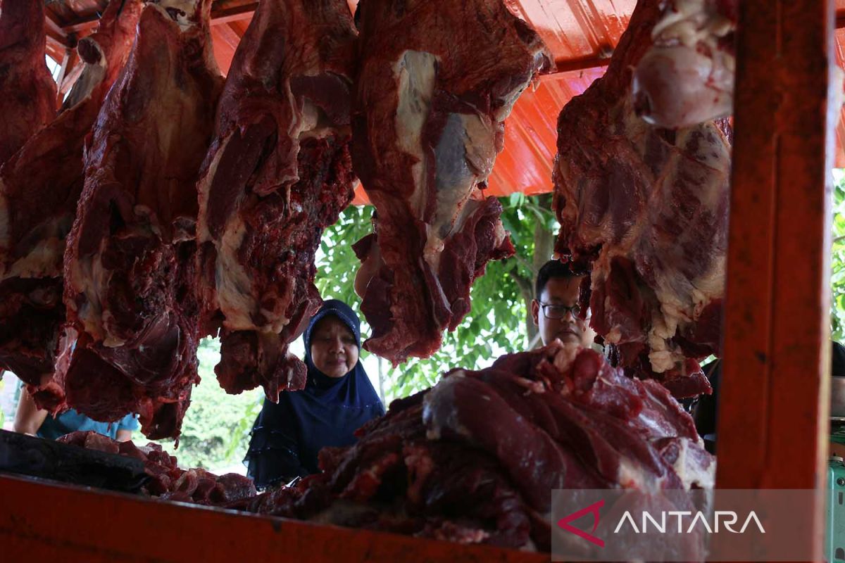 FOTO - Harga daging jelang tradisi meugang Idul Fitri - ANTARA News Aceh