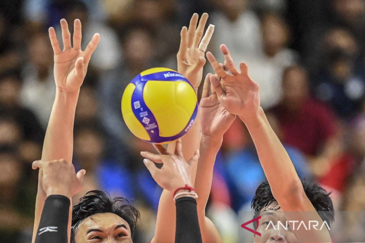 Timnas voli putra Indonesia rebut medali emas SEA Games 2023 - ANTARA News