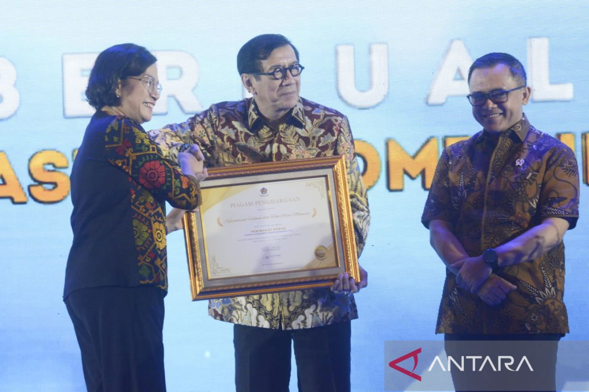 Miliki kinerja anggaran terbaik, Kemenkumham raih penghargaan dari Kemenkeu - ANTARA News Bangka ...