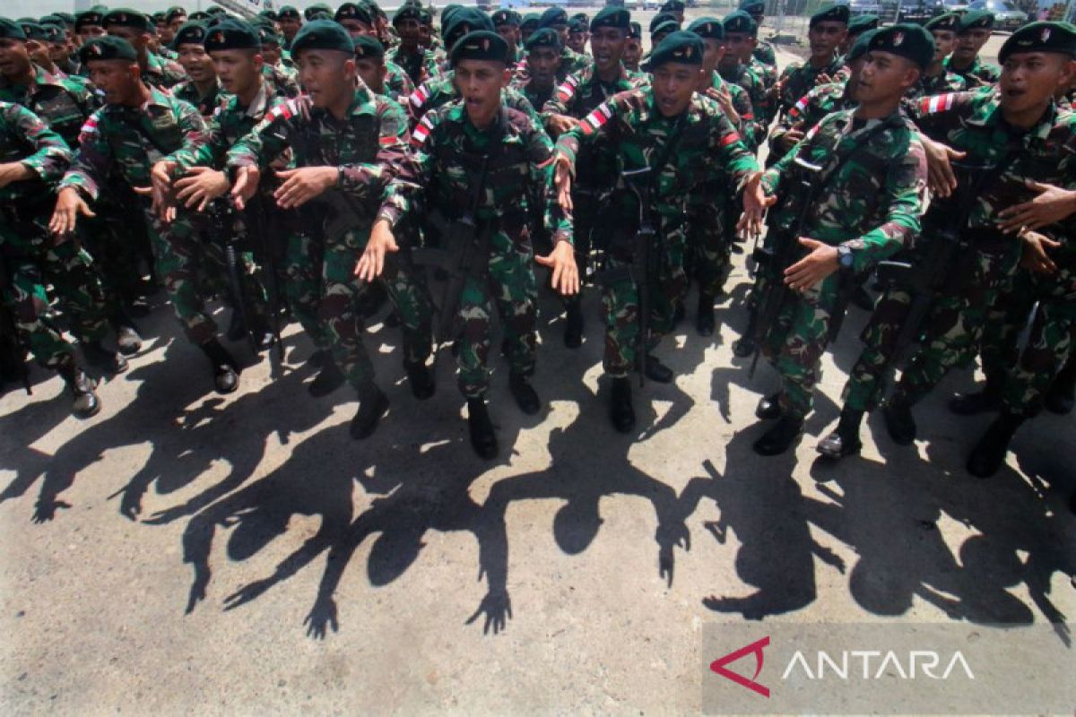 Prajurit Batalyon Raider Khusus kembali dari tugas pengamanan ...
