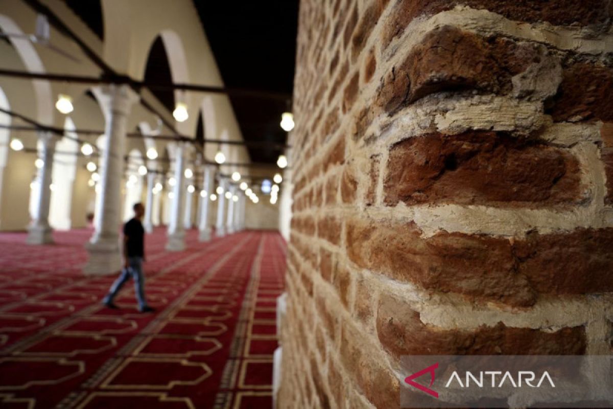 Masjid bersejarah al-Zahir Baybars kembali dibuka setelah renovasi - ANTARA News