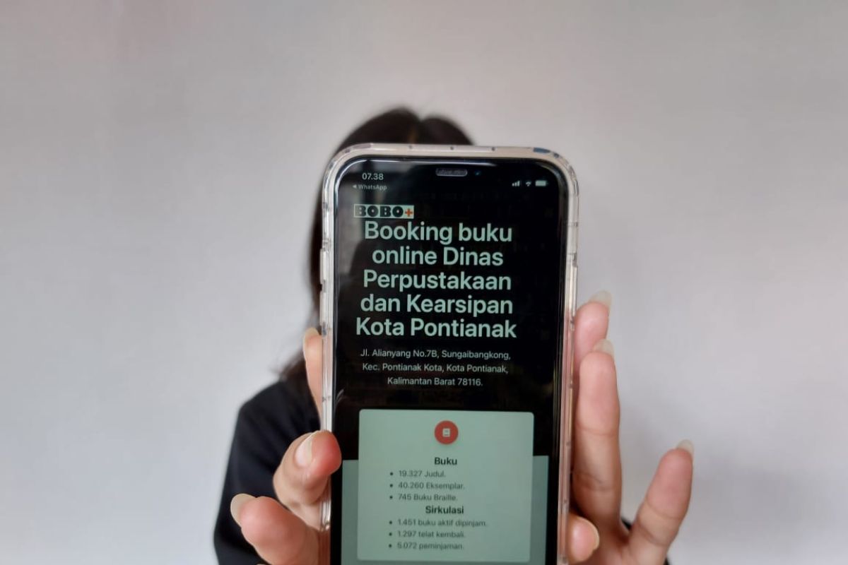 Layanan Booking Buku Online dari Perpustakaan Kota Pontianak - ANTARA ...
