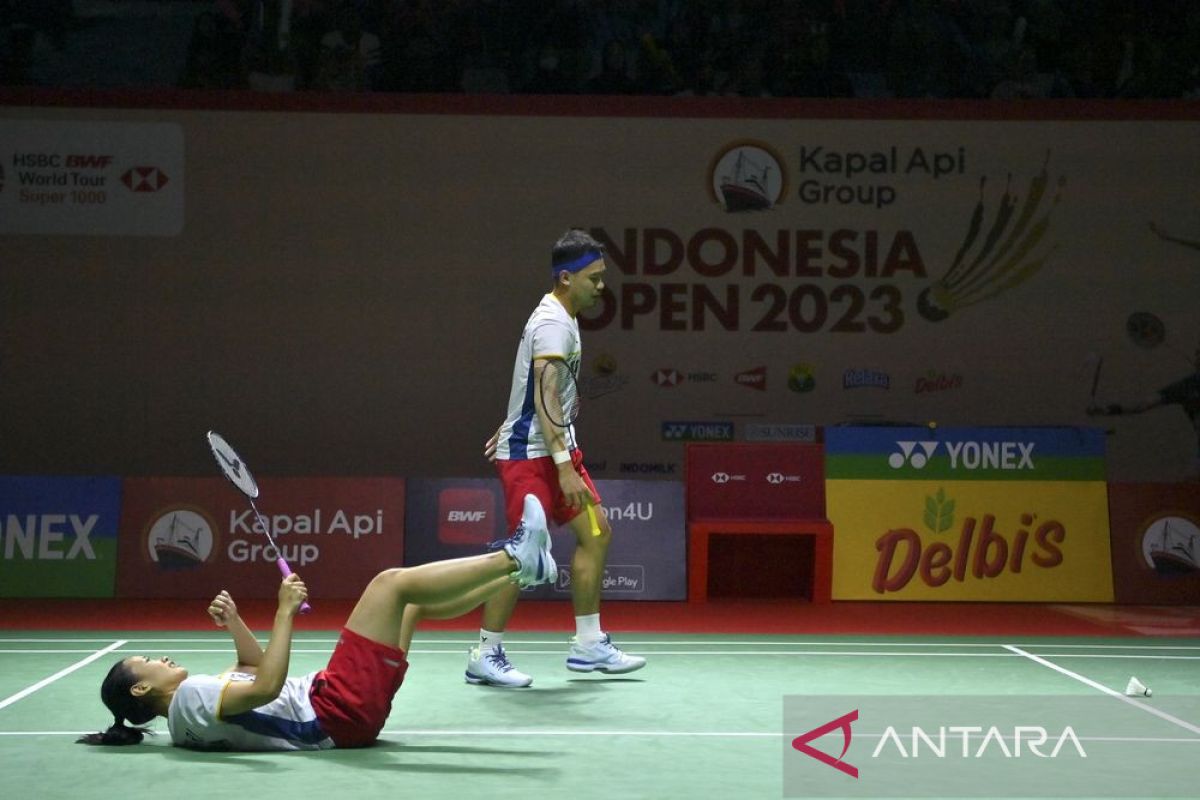 Rivaldy dan Mentari melaju ke babak perempat final Indonesia Open 2023 - ANTARA News