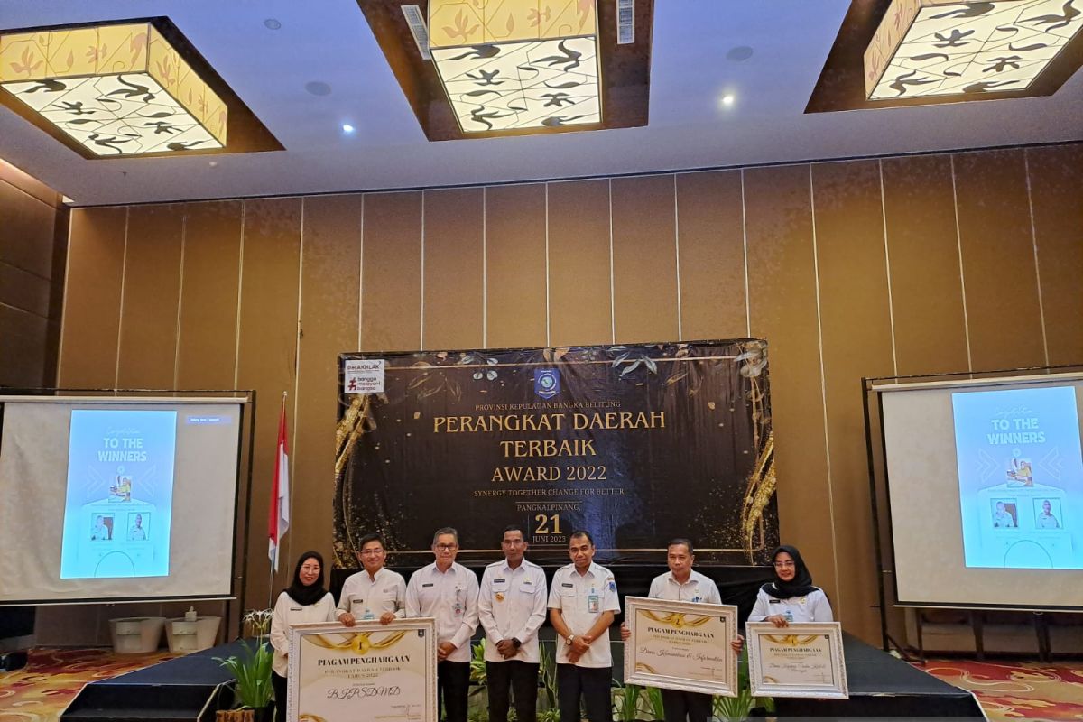 Tiga OPD Babel raih perangkat Daerah Awards 2022 - ANTARA News Bangka Belitung