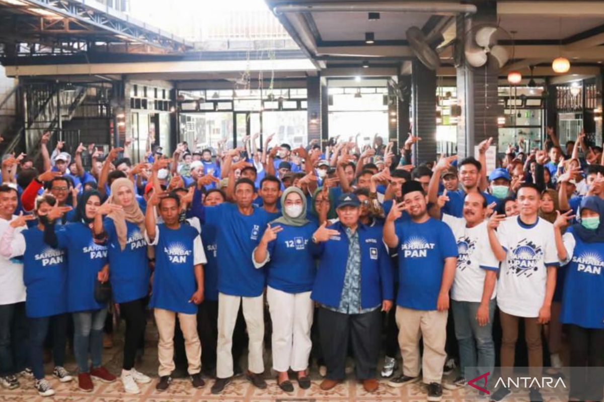 Relawan dukung PAN pada Pemilu 2024 karena banyak membantu rakyat ...