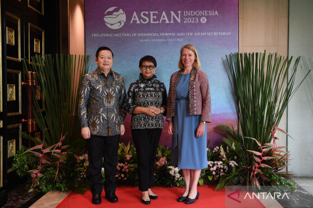 Pertemuan trilateral Indonesia - Norwegia - Sekretariat ASEAN - ANTARA News