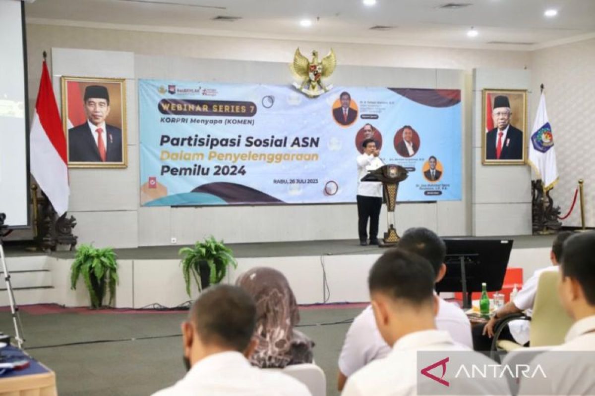 Sekjen Kemendagri: Netralitas ASN jadi salah satu ciri budaya pemilu - ANTARA News