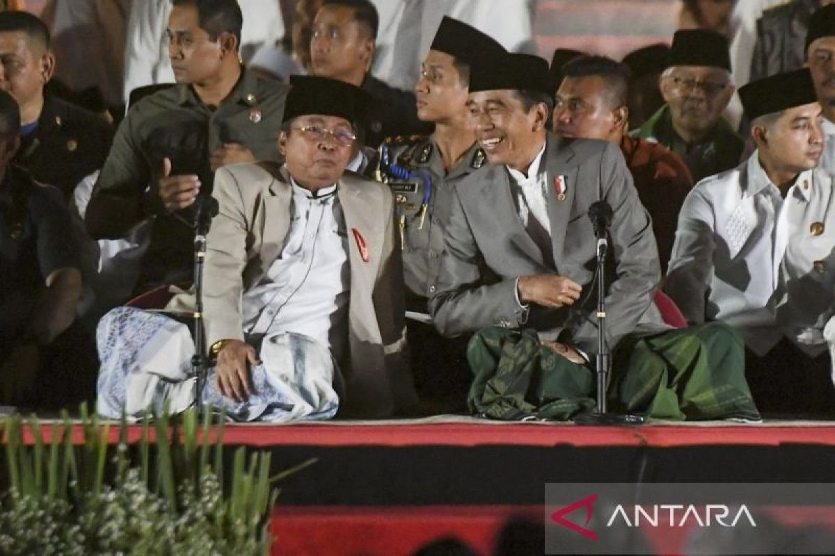 Zikir dan Doa Kebangsaan 78 Tahun RI di Istana Merdeka - ANTARA News
