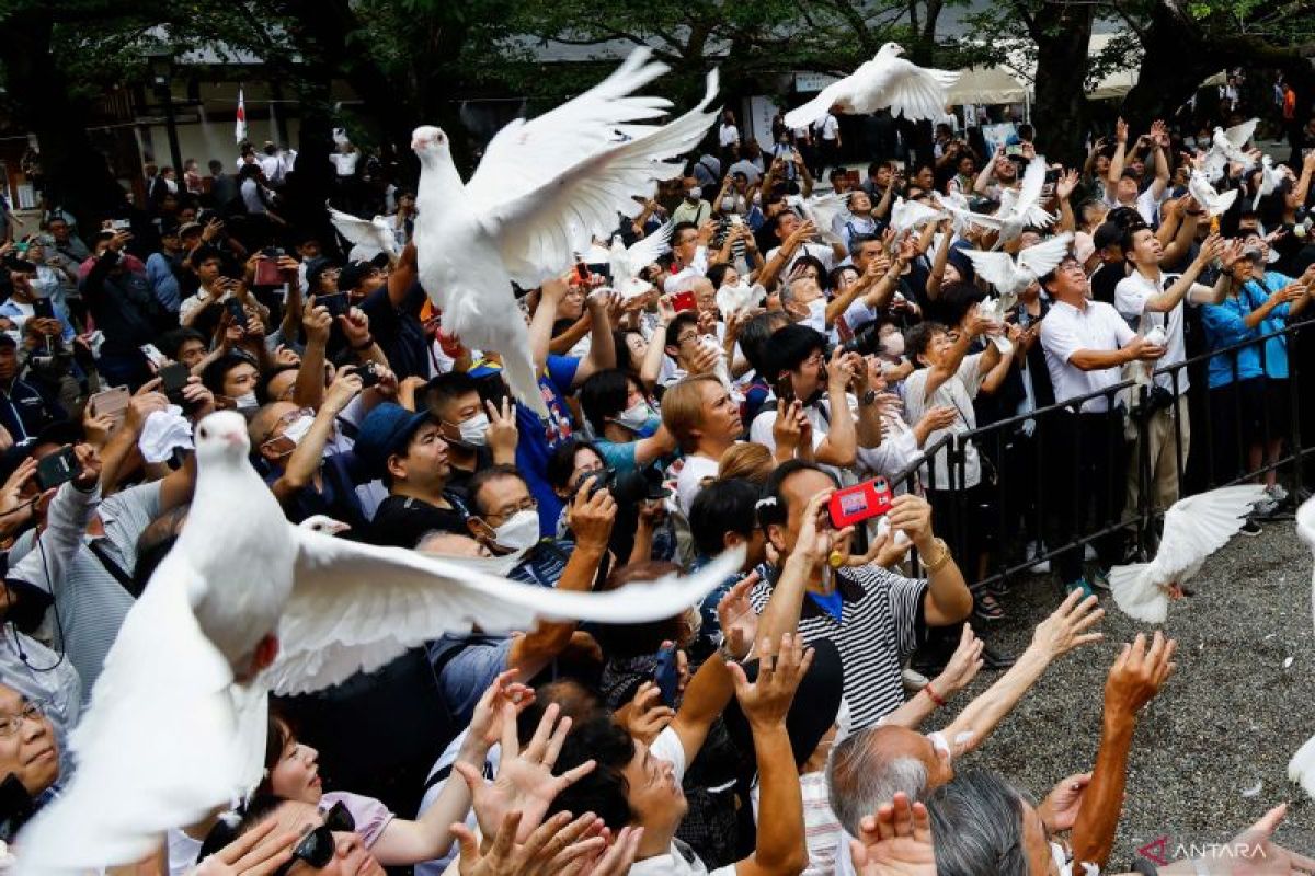 Peringatan 78 tahun penyerahan Jepang dalam Perang Dunia Kedua - ANTARA ...