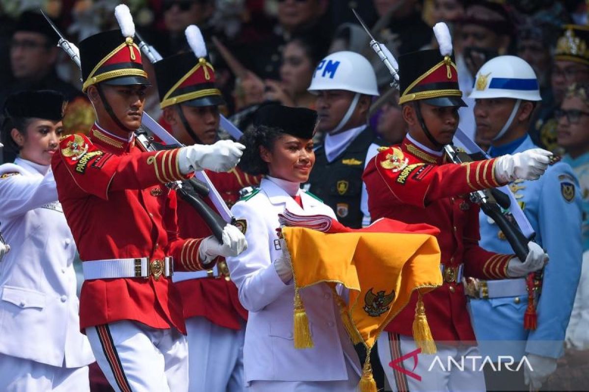 Upacara Peringatan Detik Detik Proklamasi Di Istana Merdeka Antara News