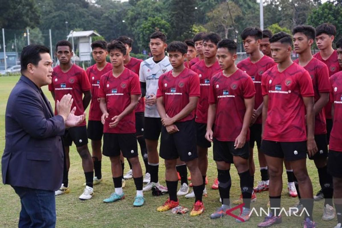 Erick Thohir kunjungi latihan Timnas U-17 - ANTARA News
