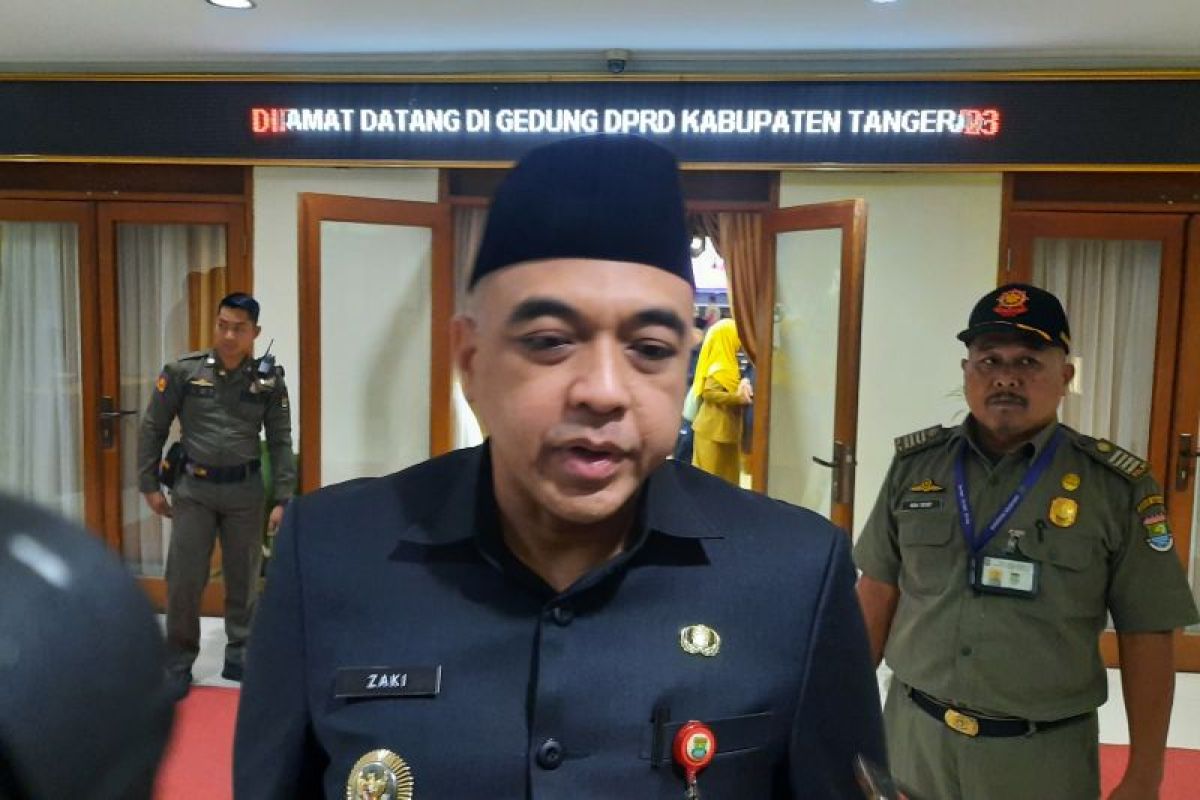 Bupati Pembangunan Jalan Layang Cisauk Tangerang Selesai November