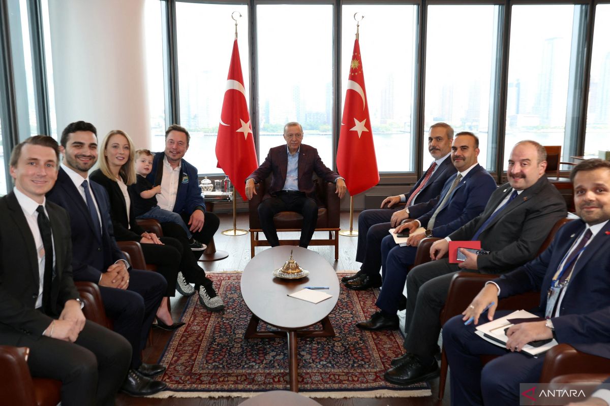 Tayyip Erdogan bertemu Elon Musk di New York - ANTARA News