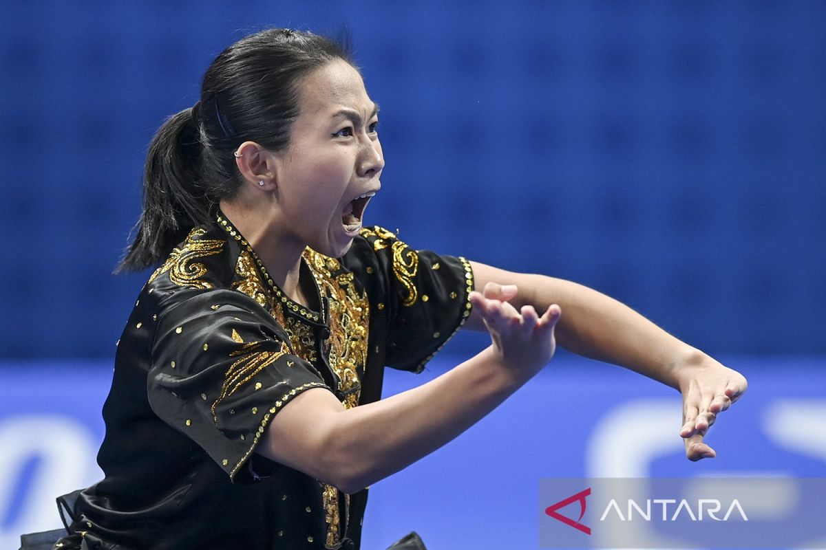 Pewushu putri Tasya Ayu beraksi pada final nanquan Asian Games 2022 - ANTARA News