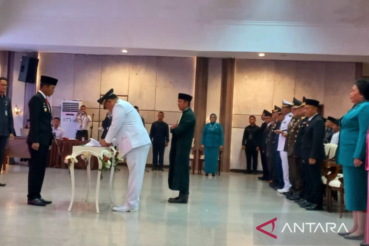 Pelantikan Muhammad Haris sebagai Pj Bupati Bangka - ANTARA News Bangka Belitung