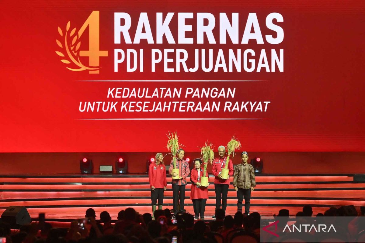 Suasana pembukaan Rakernas IV PDI Perjuangan - ANTARA News