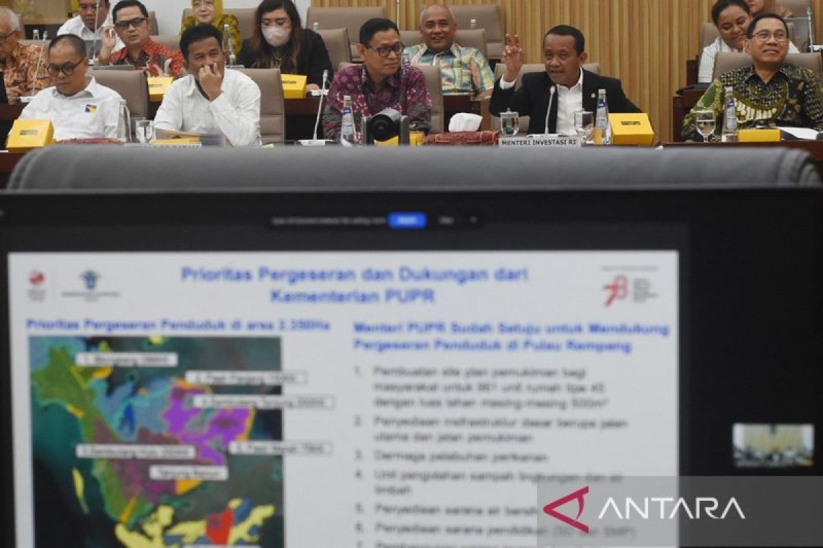 Raker Komisi VI DPR terkait permasalahan lahan Pulau Rempang - ANTARA News