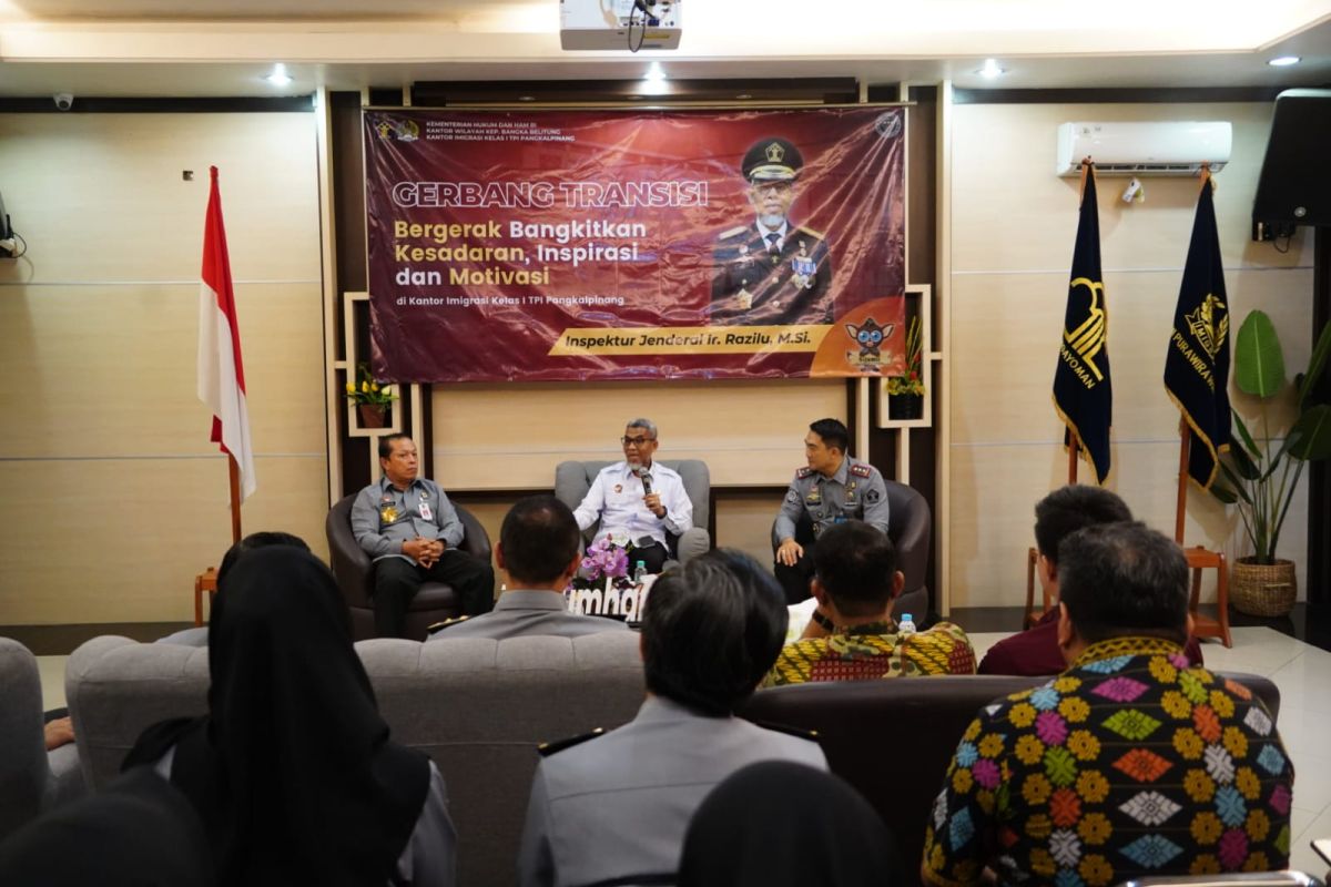 Irjen Kemenkumham berharap Imigrasi Pangkalpinang terus berinovasi dan berintegritas - ANTARA ...