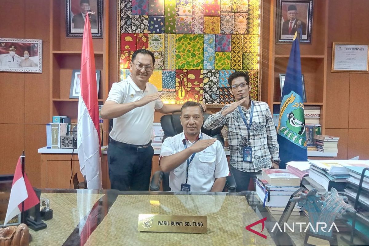 Kabiro ANTARA Babel silahturahmi dengan Bupati dan Wakil Bupati ...