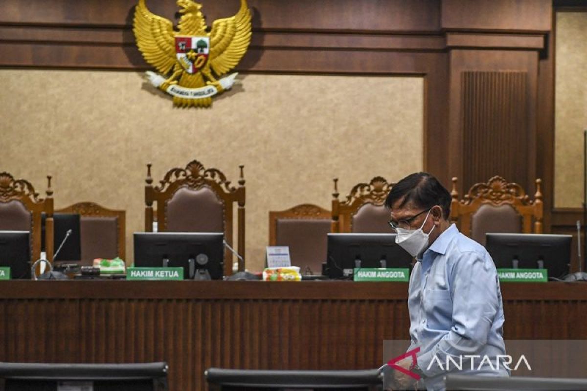 Pembacaan nota pembelaan Johnny G Plate - ANTARA News