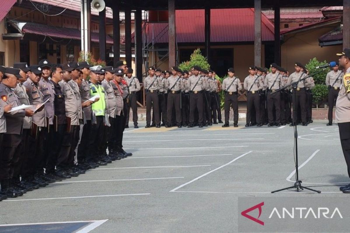 Kapolres Jayapura minta anggotanya netral dalam Pemilu 2024 - ANTARA News