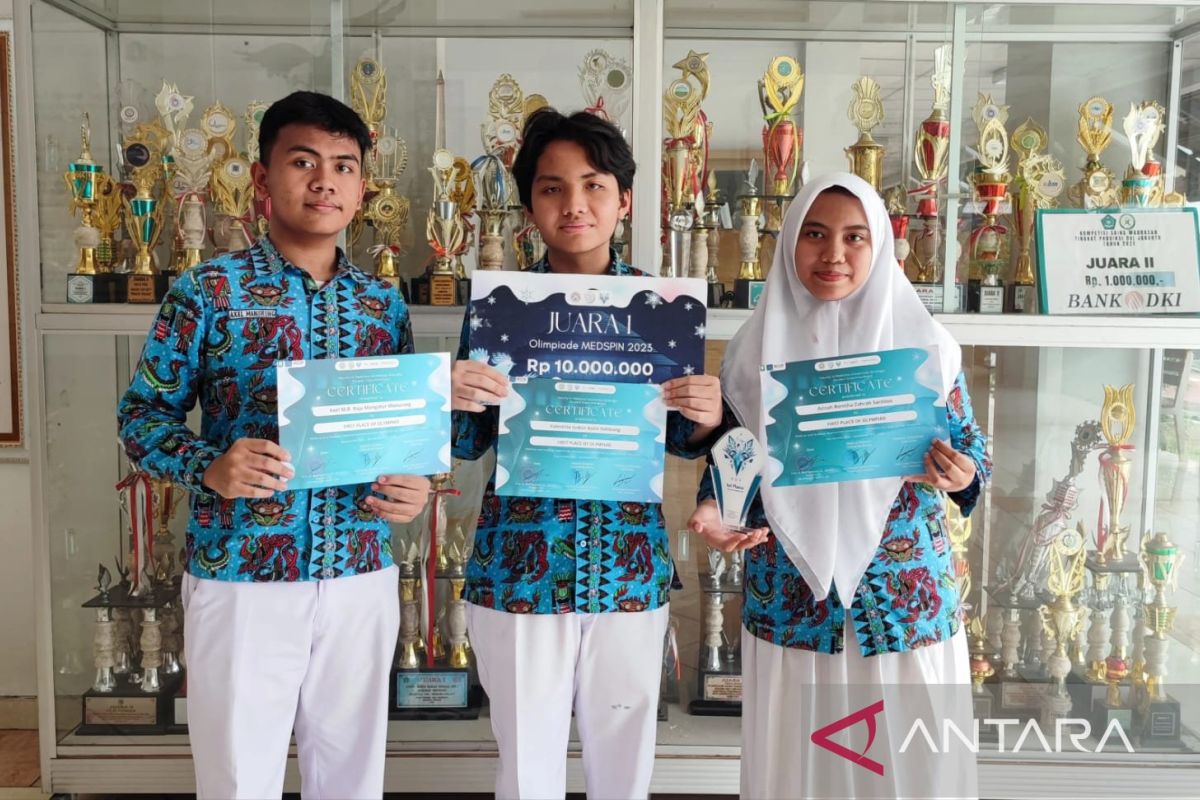 Siswa SMAN Unggulan MH Thamrin raih Juara I Olimpiade MEDSPIN 2023 ...
