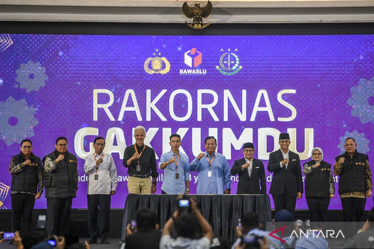 Rakornas penegakan hukum terpadu jelang Pemilu 2024 - ANTARA News