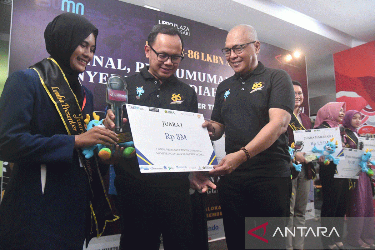 Juara Lomba Presenter ANTARA - ANTARA News Megapolitan