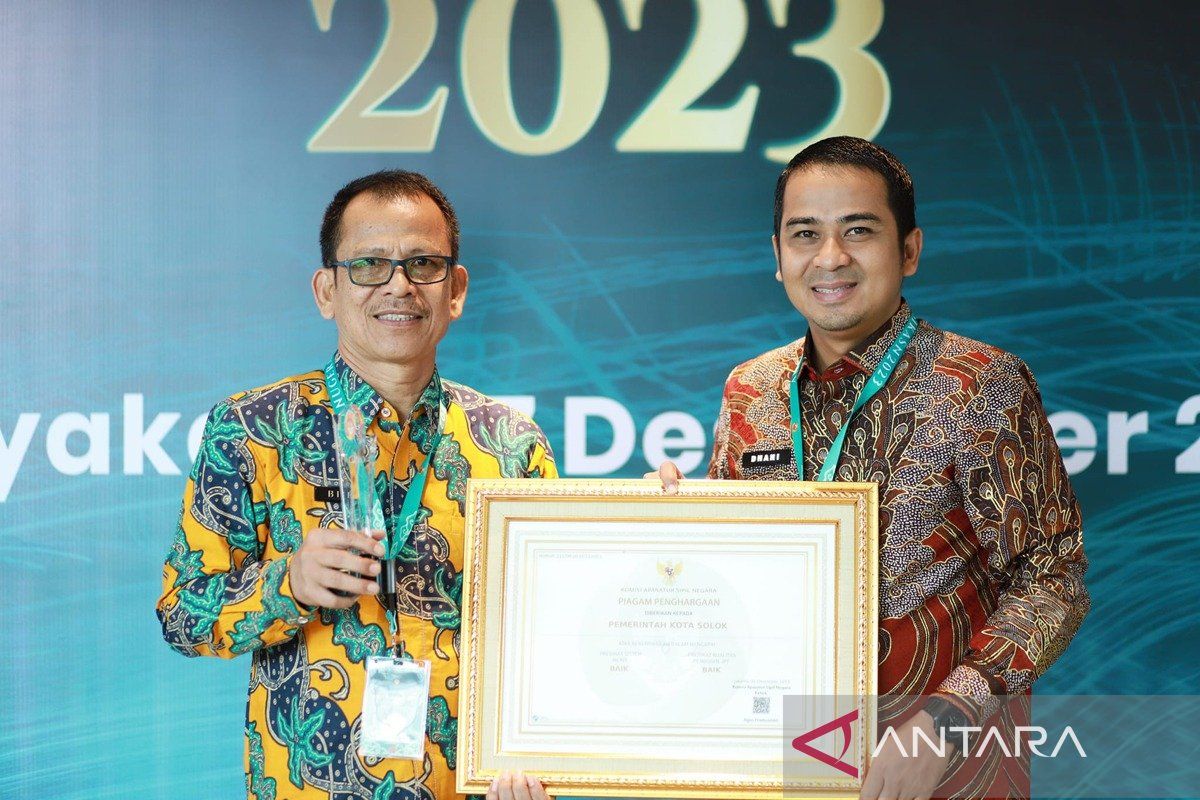 Kota Solok raih penghargaan meritokrasi dari KASN - ANTARA Sumbar