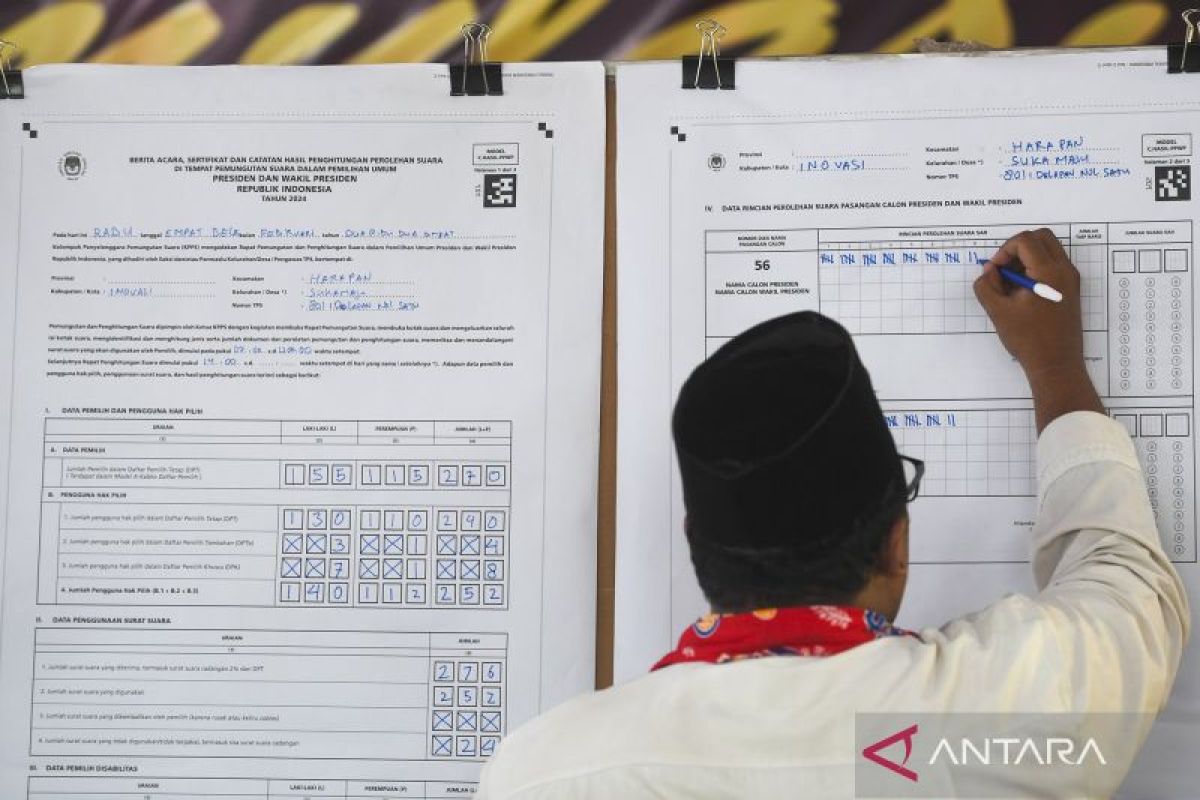 Simulasi Pemungutan Dan Penghitungan Suara Pemilu 2024 Antara News