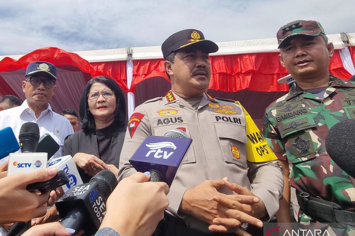 Polri gelar apel Operasi Lilin 2023 pengamanan Natal-Tahun Baru - ANTARA News